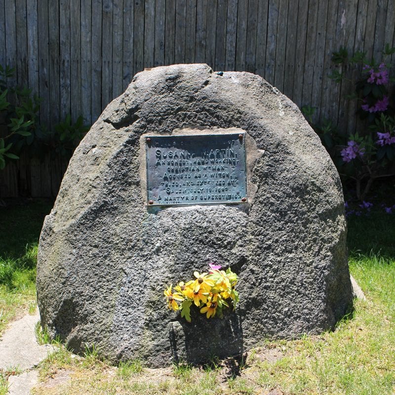 Susannah Martin House Marker | Salem Witch Museum