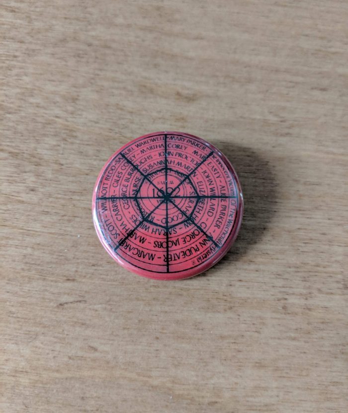 Red Circle Button - Salem Witch Museum
