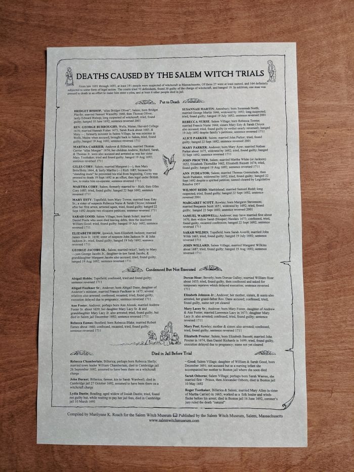 Bookstore Archives - Salem Witch Museum