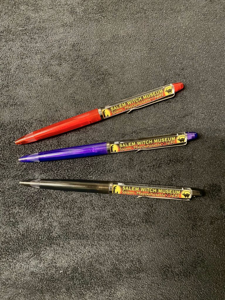 Floating Witch Pen - Salem Witch Museum