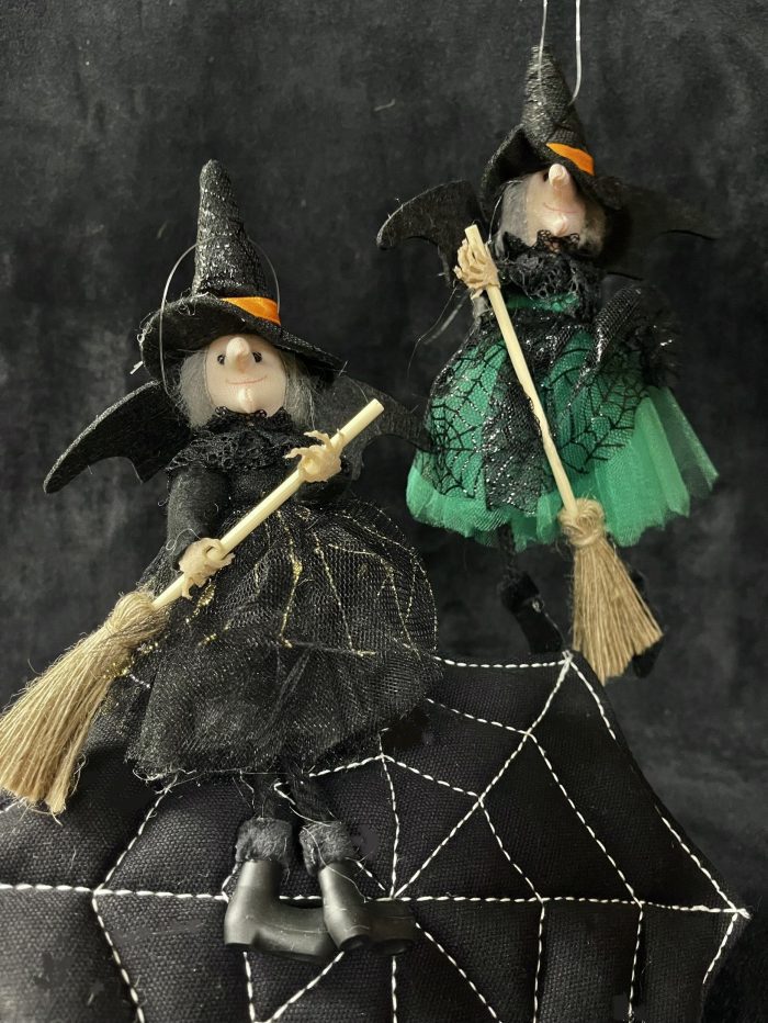 Small Flying Kitchen Witches - Salem Witch Museum